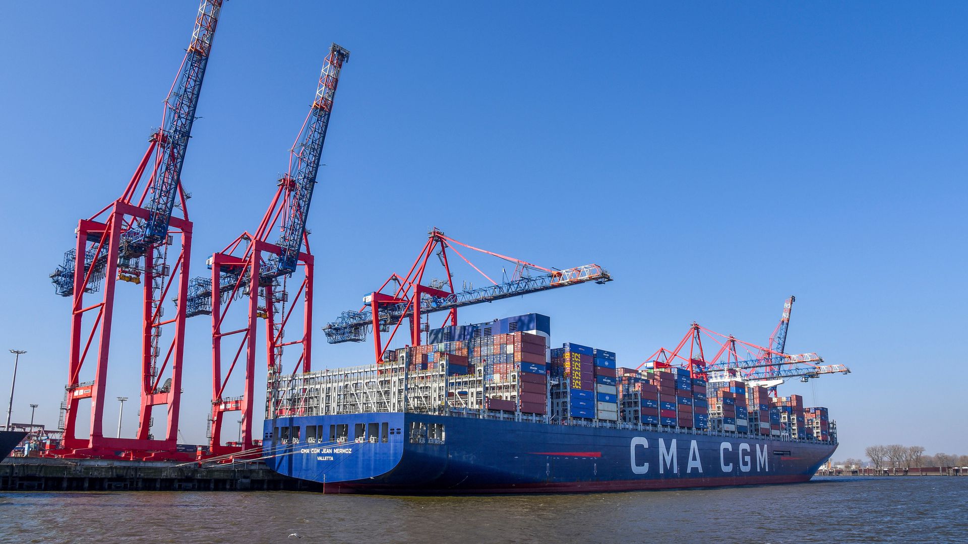 Hamburg Hafen: Französische Reederei CMA CGM will am Eurogate-Terminal ...