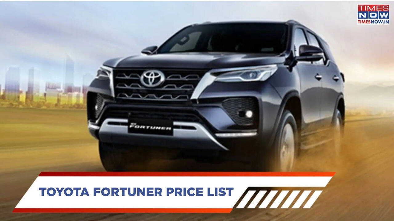 Toyota Fortuner India Price List — Check Mileage, Engine Options & Features