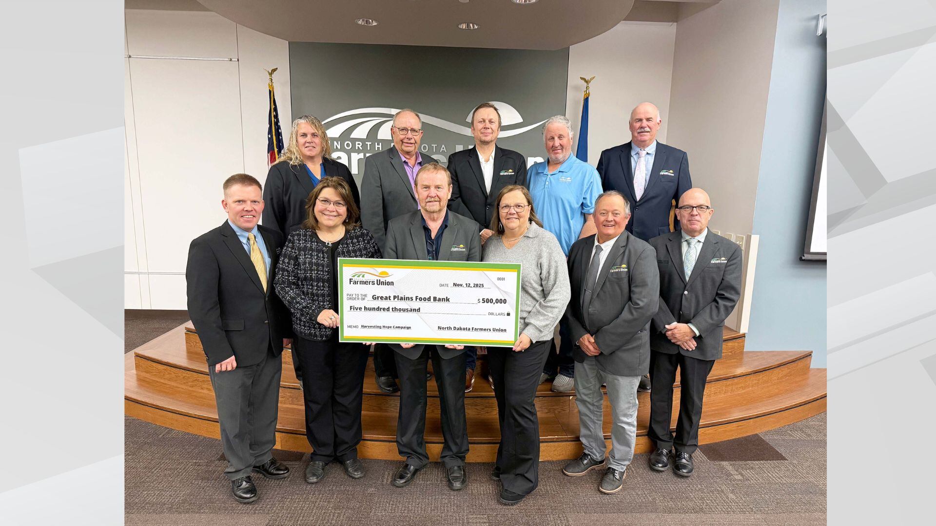 Great Plains Food Bank receives $500,000 donation from North Dakota ...