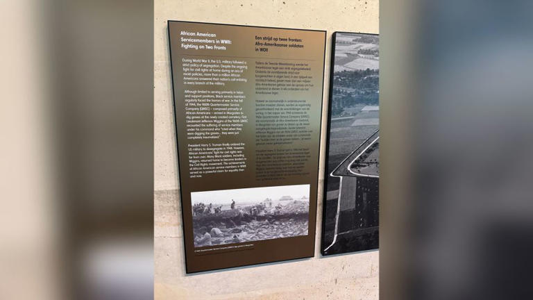 Display about Black soldiers in World War II removed from US military ...