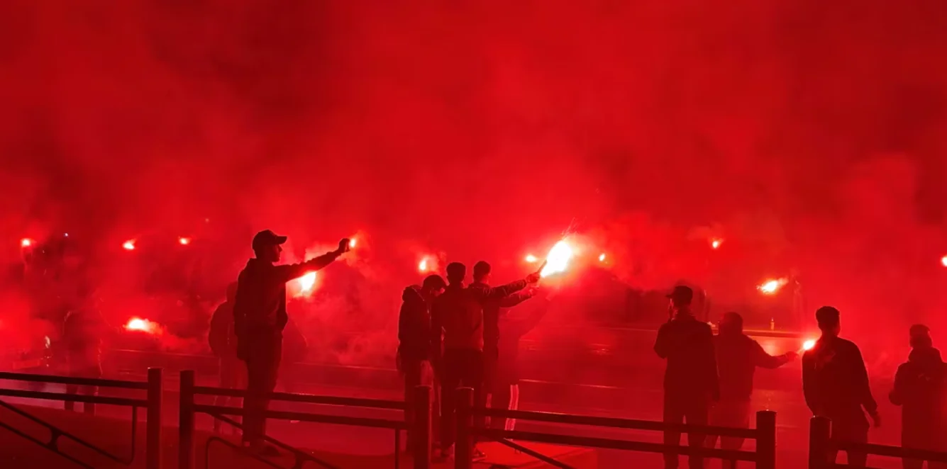 After Paris and New York, Wydad fans’ group Winners illuminate Casablanca’s sky