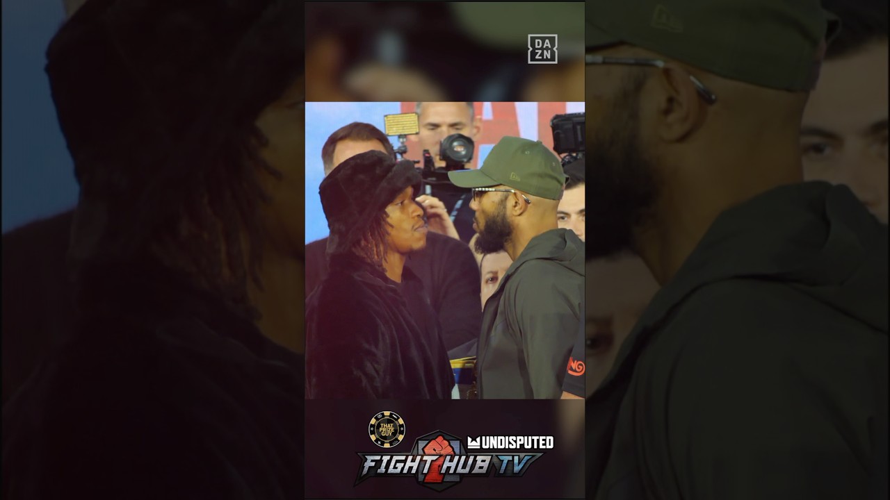 Anthony Yarde TENSE FACE OFF with Lyndon Arthur at Grand Final Presser!