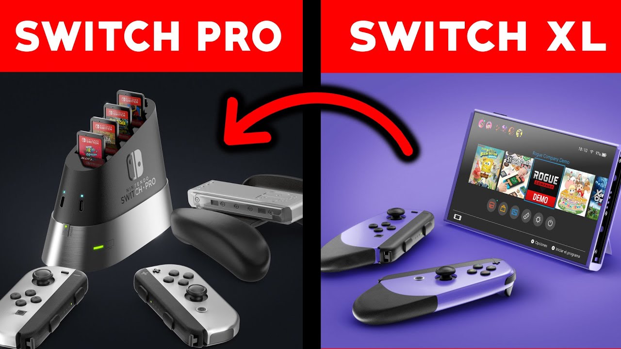 Nintendo SWITCH PRO vs Nintendo SWITCH XL 😎 ¿Cuál eliges?