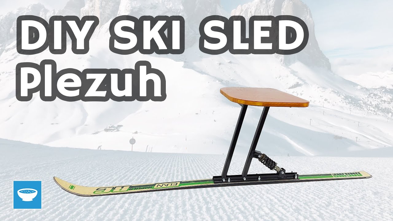 Brilliant Idea: Turn Your Old Skis Into a Fun Ski Sled
