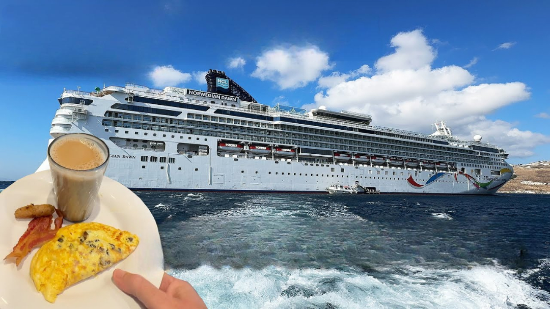 All You Can Eat Breakfast Buffet on the Norwegian Dawn Cruise Ship