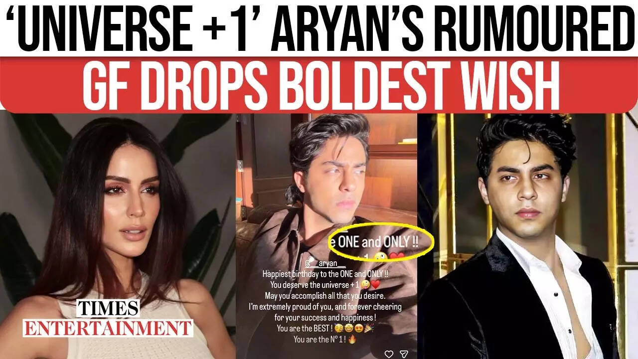 Larissa Bonesi’s Heartfelt 'number 1' Wish On Aryan Khan’s Birthday ...