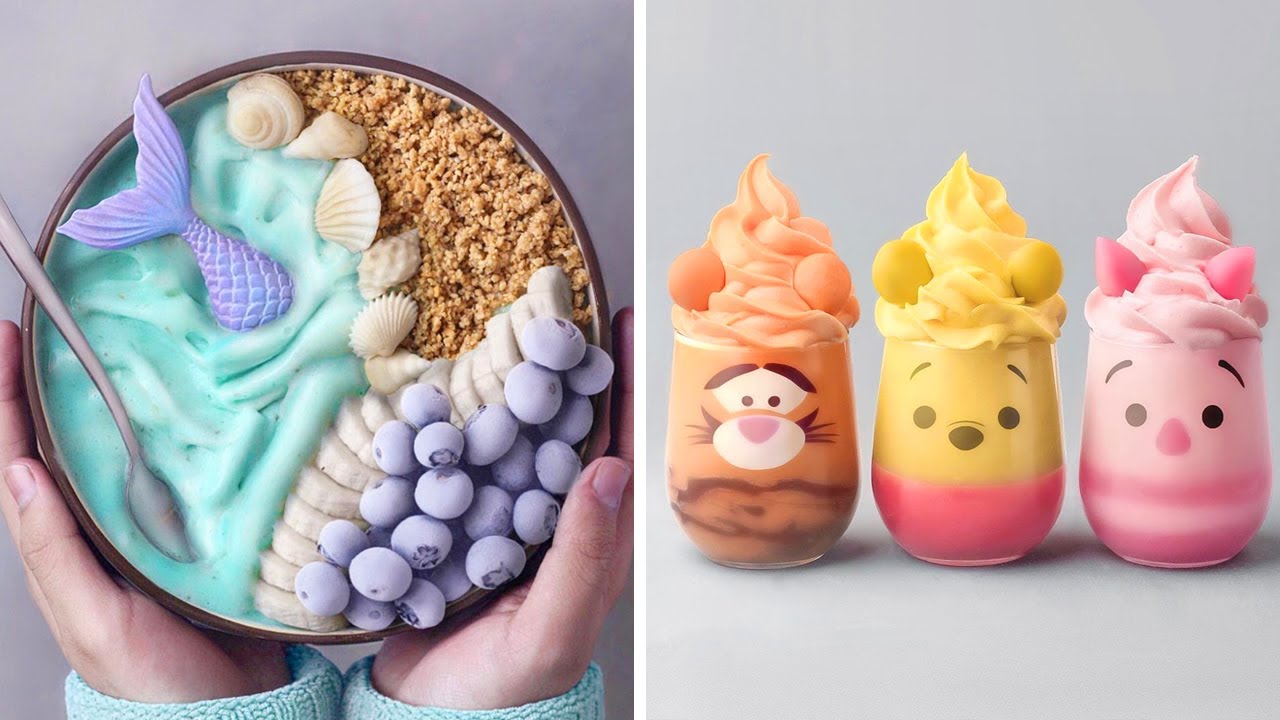 Ocean Fantasy Bowl and Character Smoothies