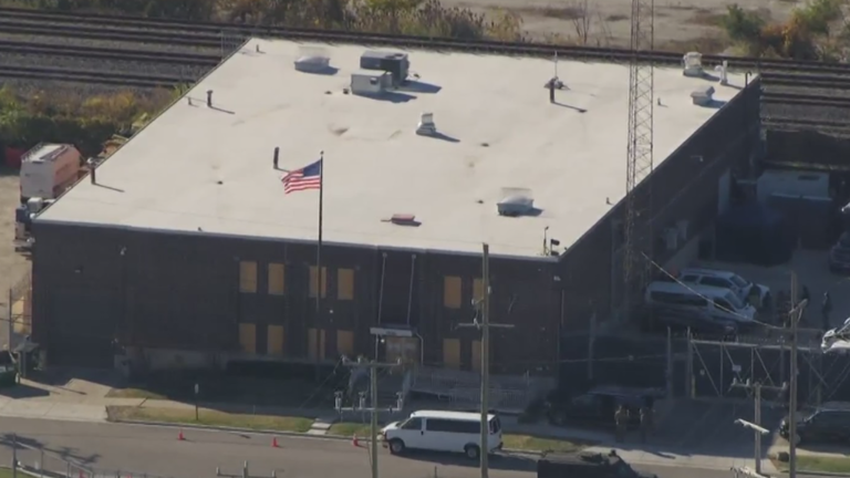 No Kings protest underway near Broadview ICE facility on Saturday