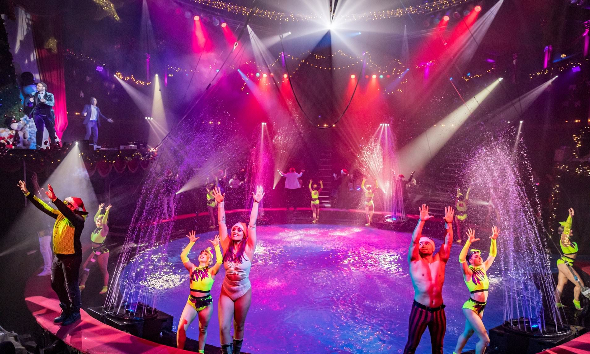 Inside the UK circus with the world's only transforming stage outside ...