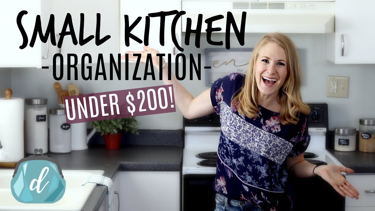 New! Organizing a small kitchen for under $200! 🙌