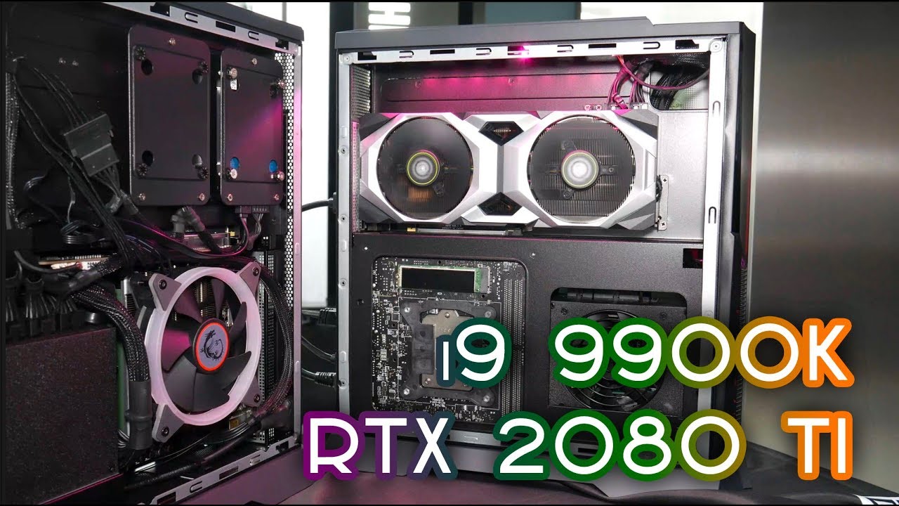 Cramming a Core i9 9900k and RTX 2080 Ti into a console sized chassis!