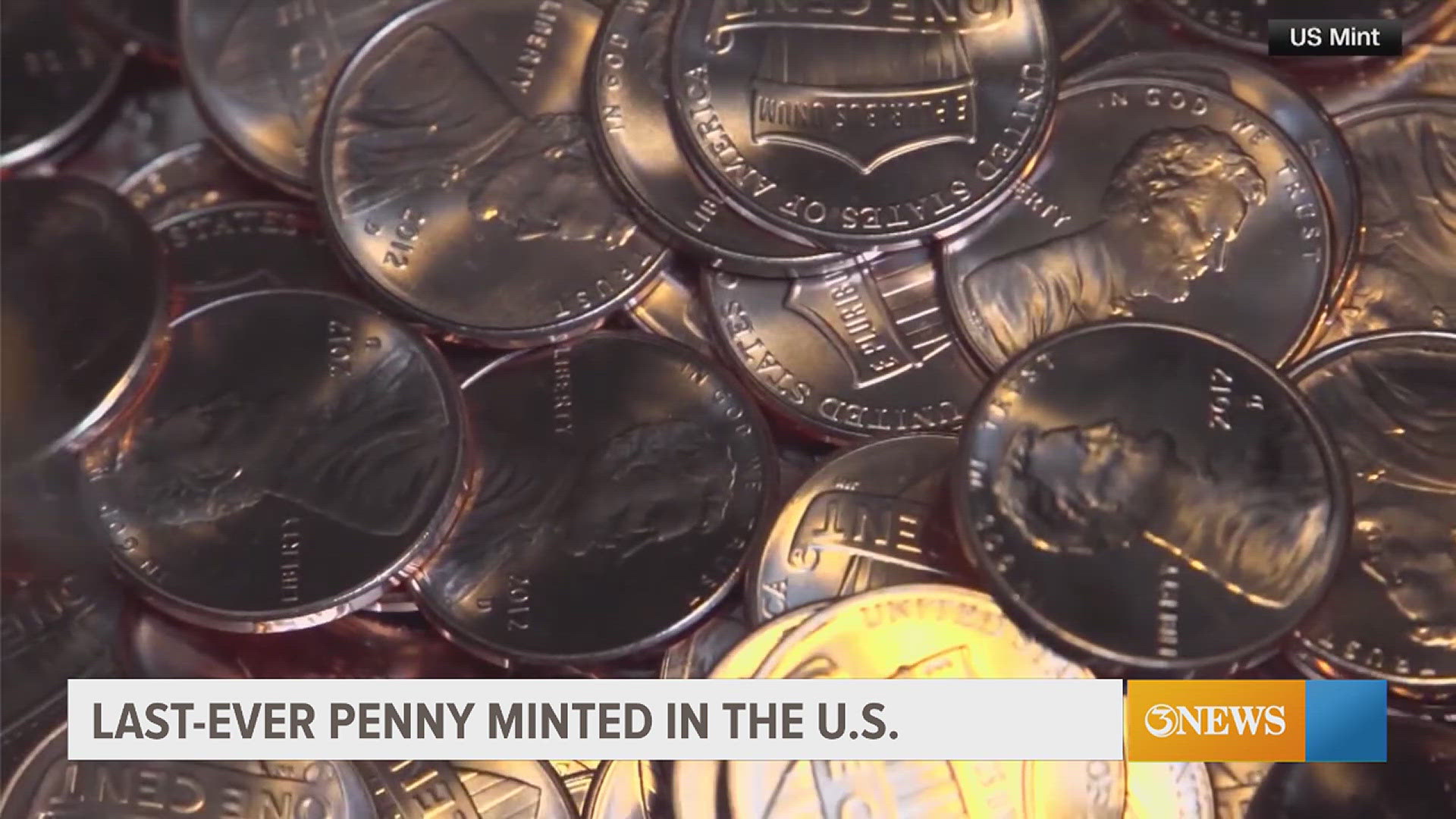 Last penny minted in the US