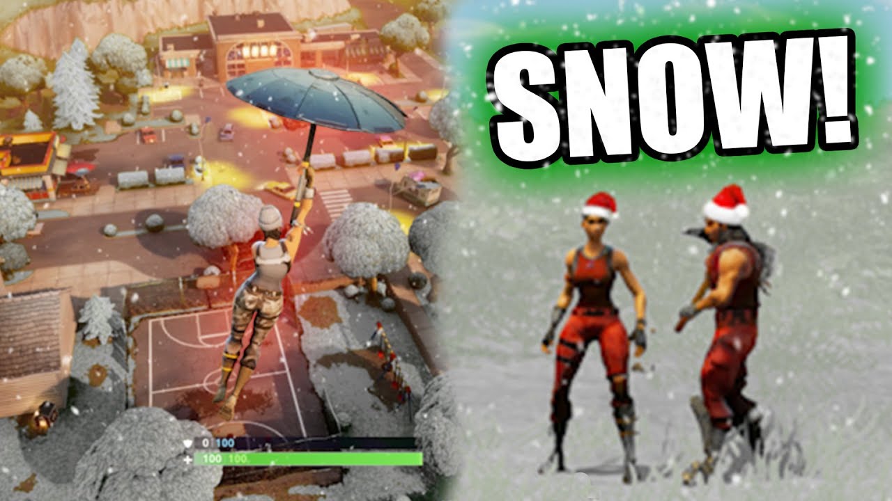 Fortnite Christmas update! Snow map! | Fortnite Battle Royale