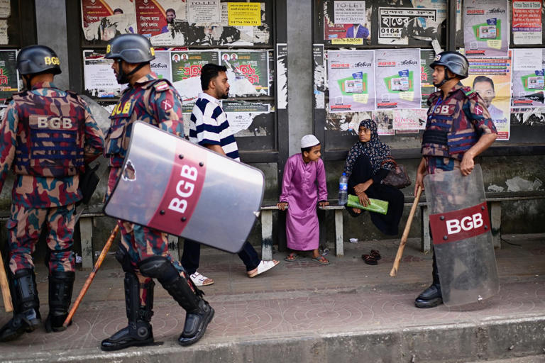 Bangladesh beefs up security ahead of verdict against ousted PM Sheikh ...