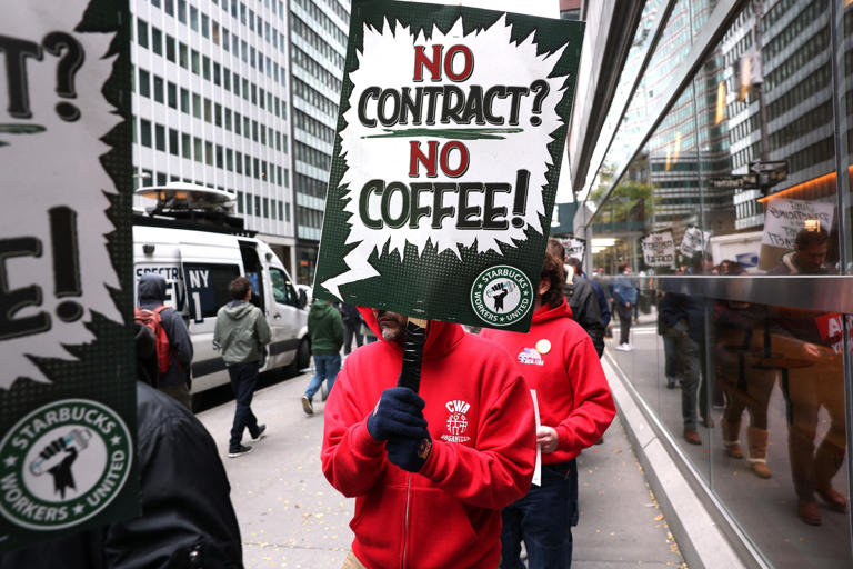 'Red Cup rebellion': Starbucks workers strike nationwide