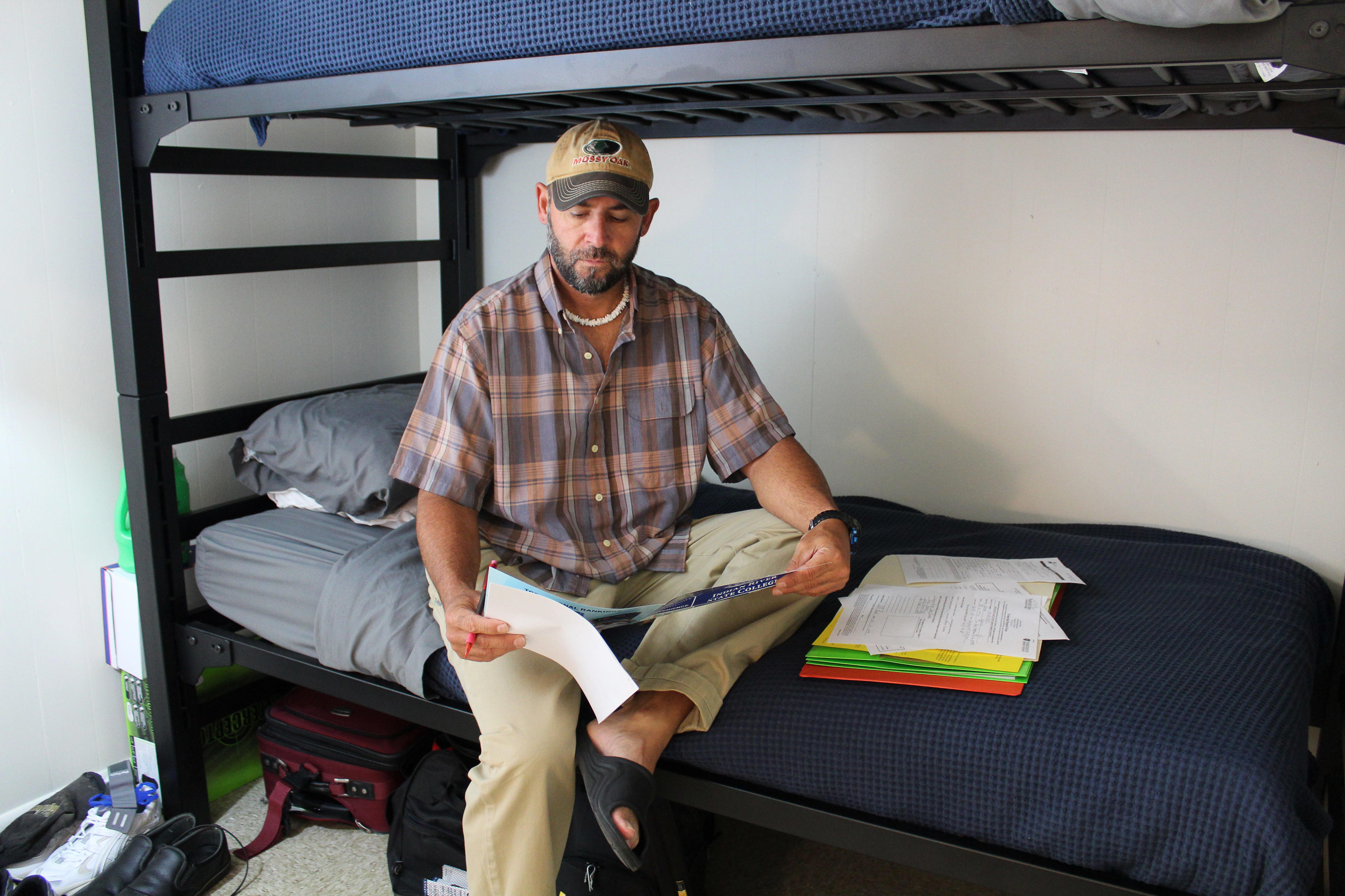 Homeless shelter has 1 washer for 24 and shared bathroom for men, women ...