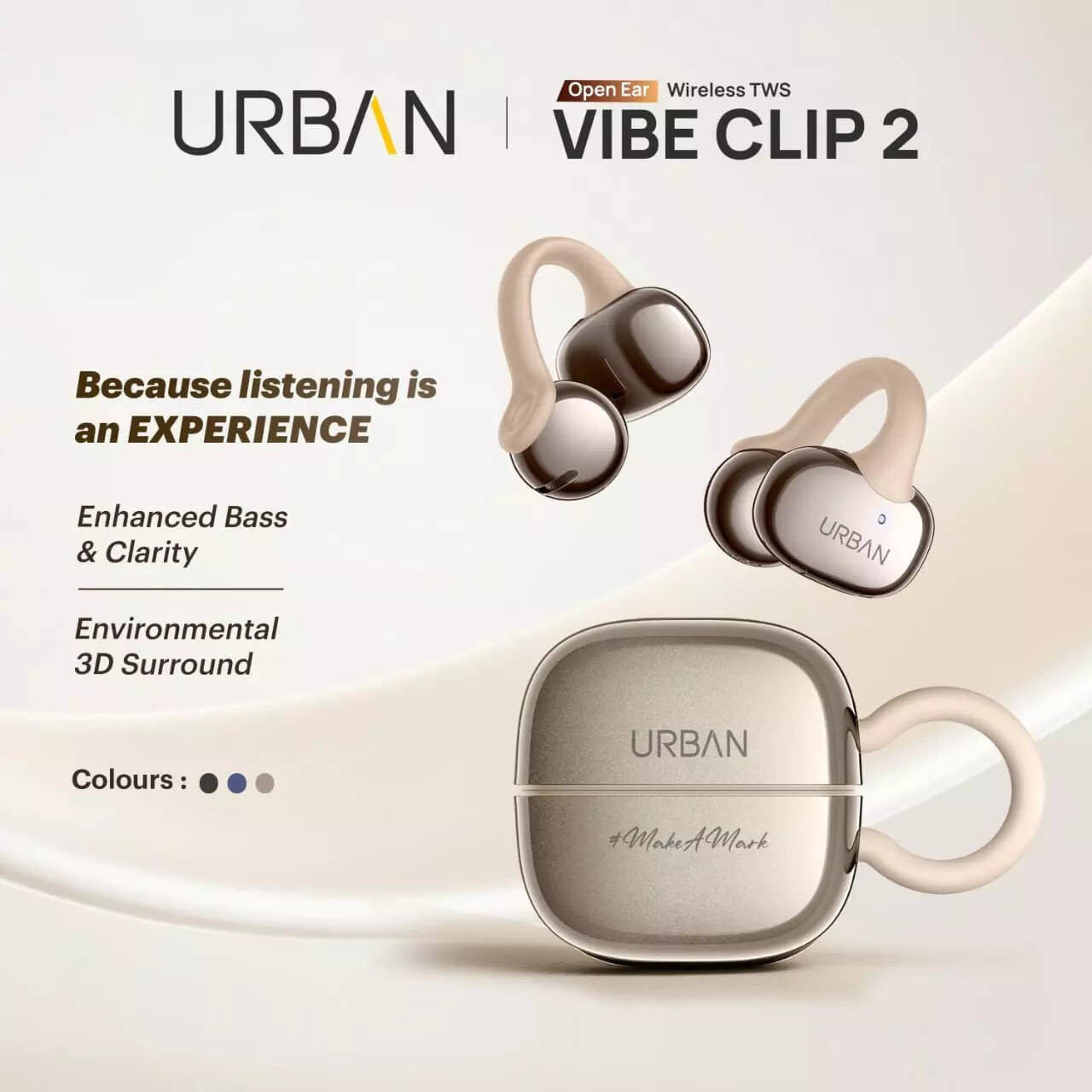 Urban Vibe Clip 2 open-ear wireless earbuds launched in India, priced ...