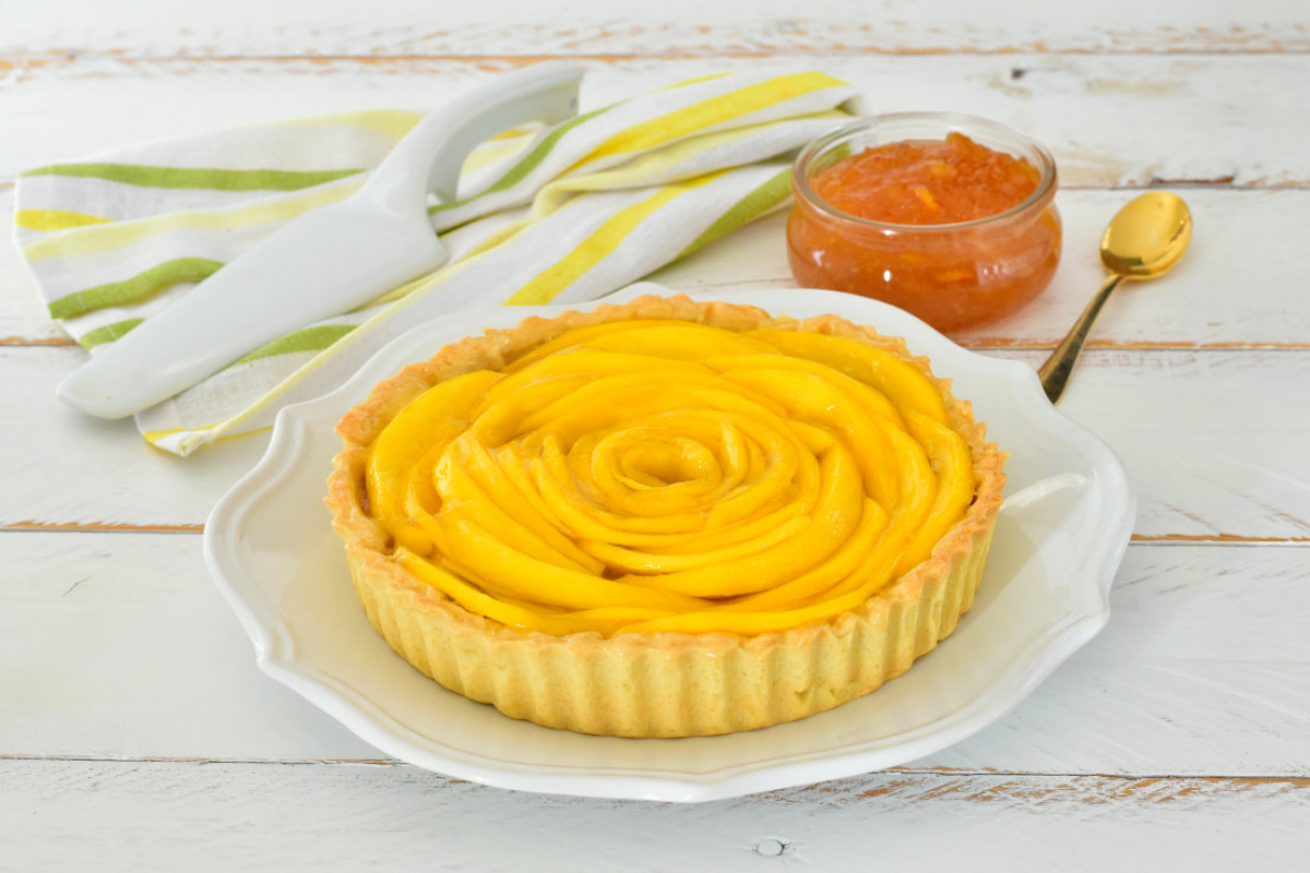 Orange and Mango Tart