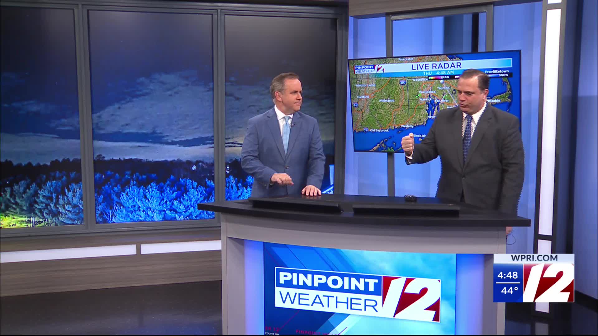 WPRI 12 Weather Forecast for 11/13/25: Early sun to clouds with a ...