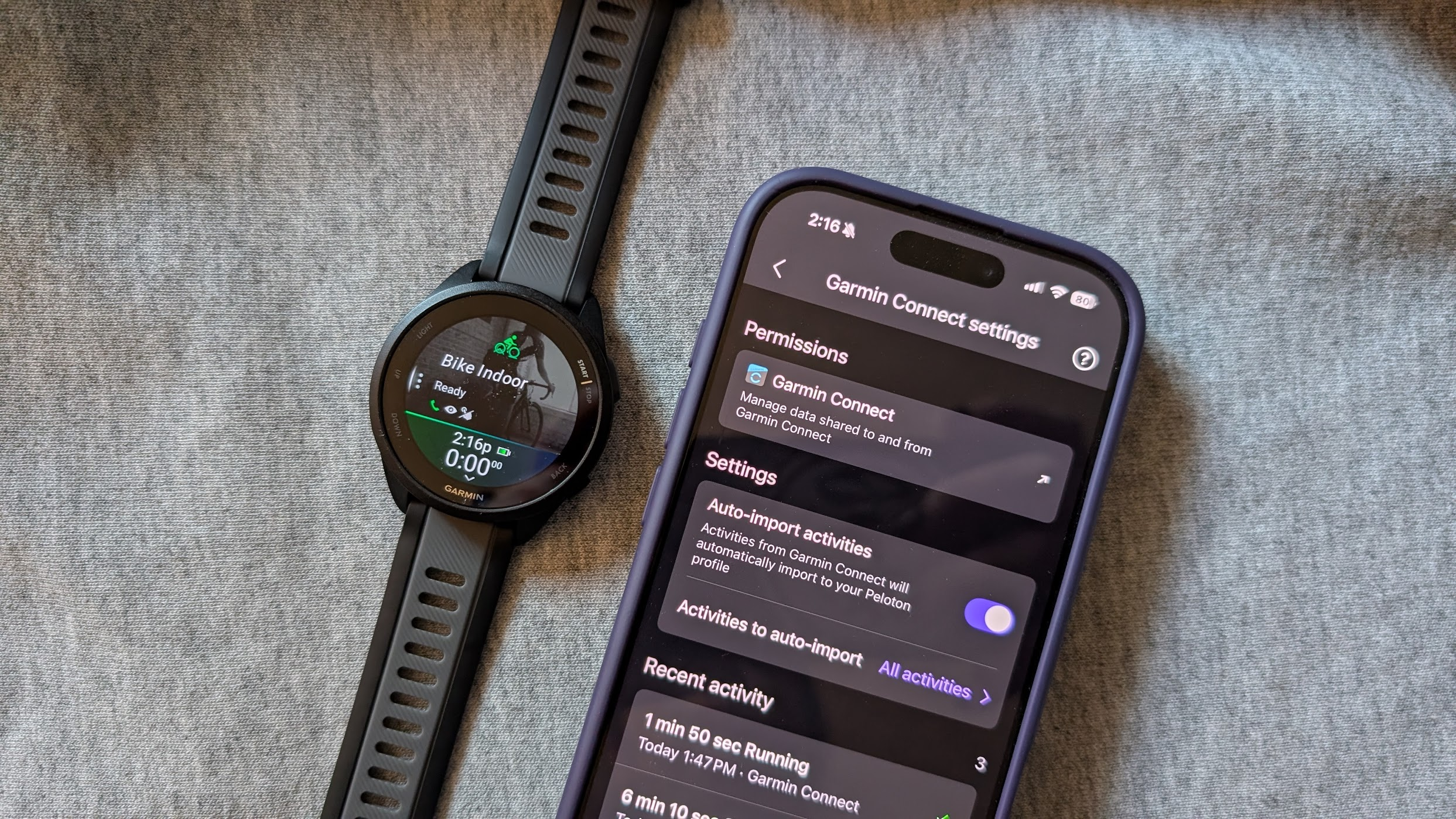 Garmin Workouts Can Now Sync to Peloton