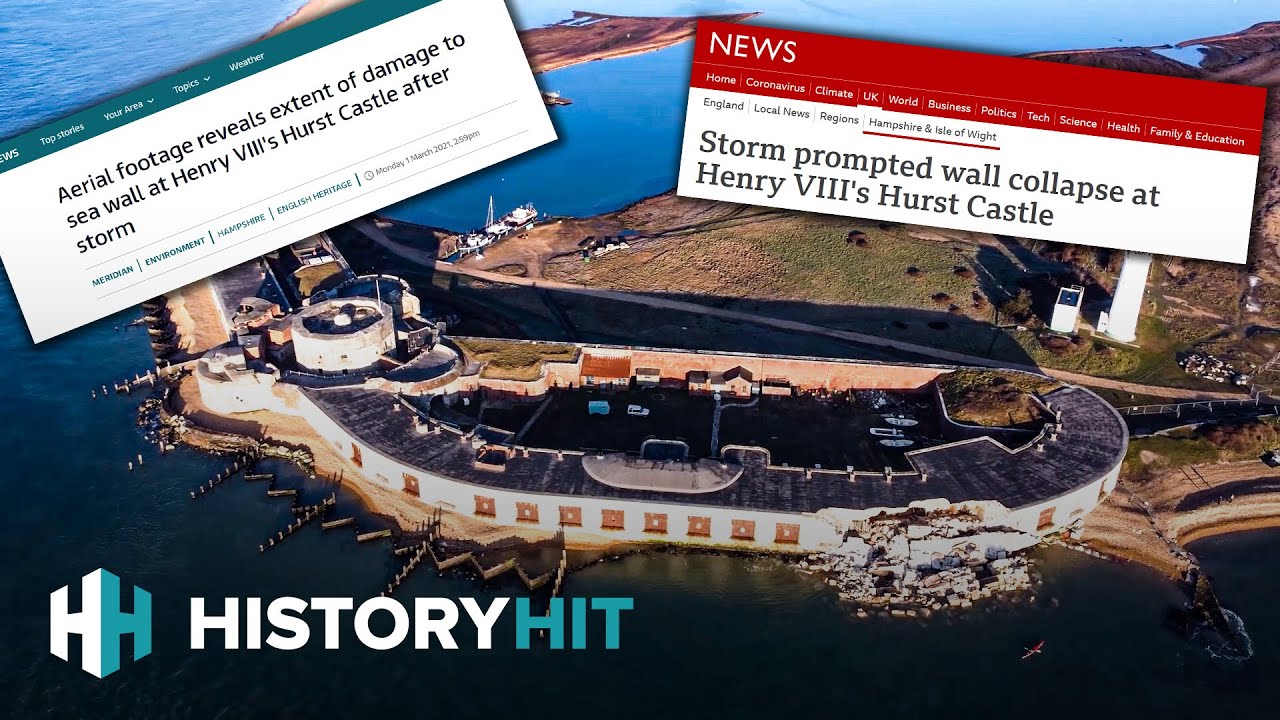 HENRY VIII's Coastal Fortress | Hurst Castle COLLAPSE!!!