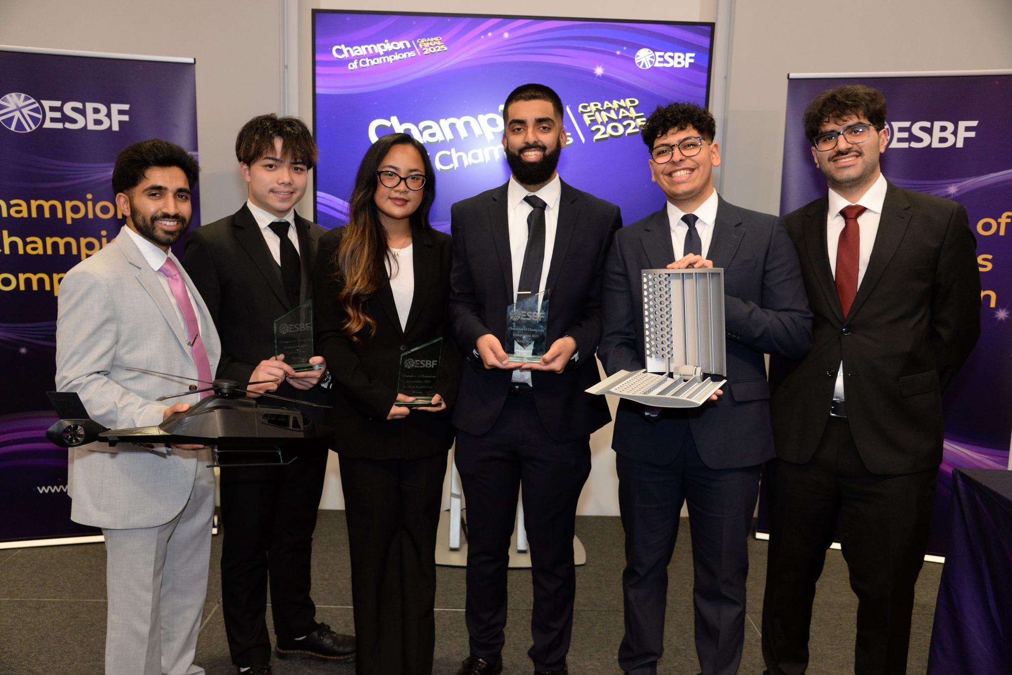 Nottingham engineers celebrate triple award win