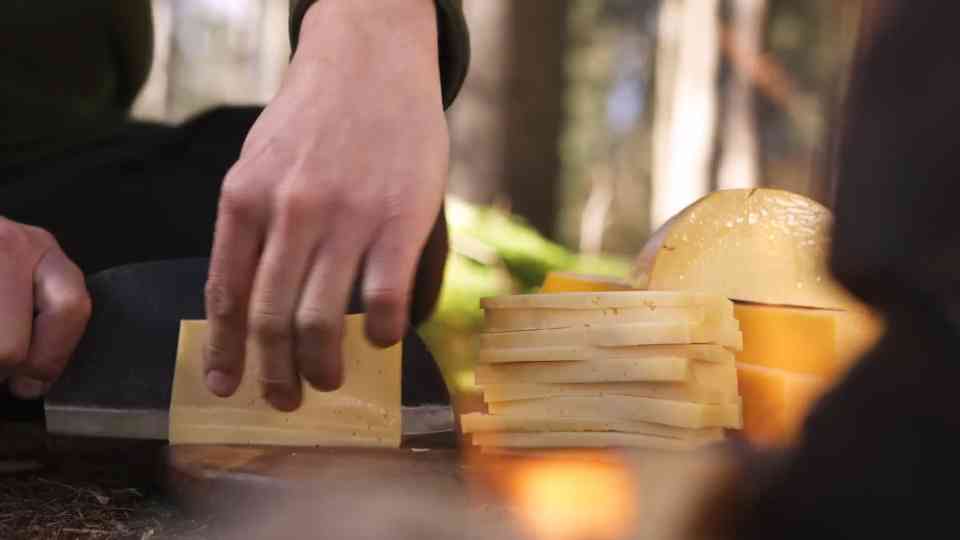 Giant Steak Cooked in the Wilderness | Outdoor Fire Kitchen