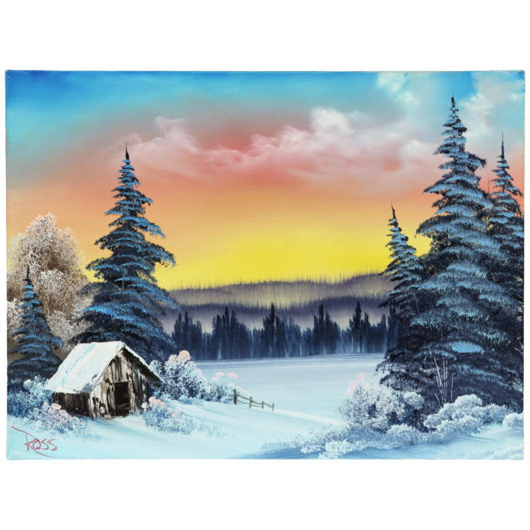 Bob Ross paintings sell for $661k to save TV stations hit by Trump ...