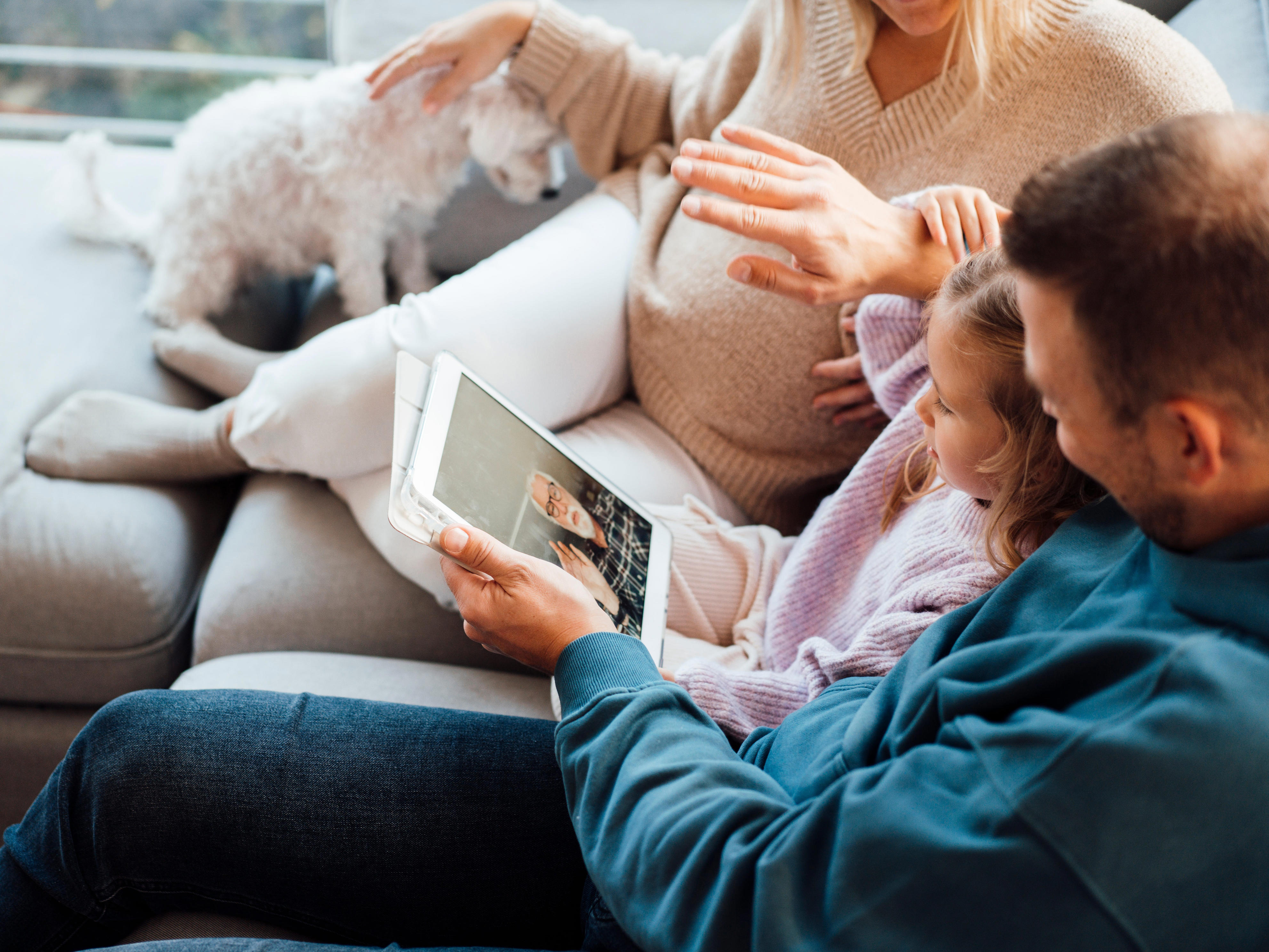 My kids' grandparents live far away. We make sure to FaceTime at least ...