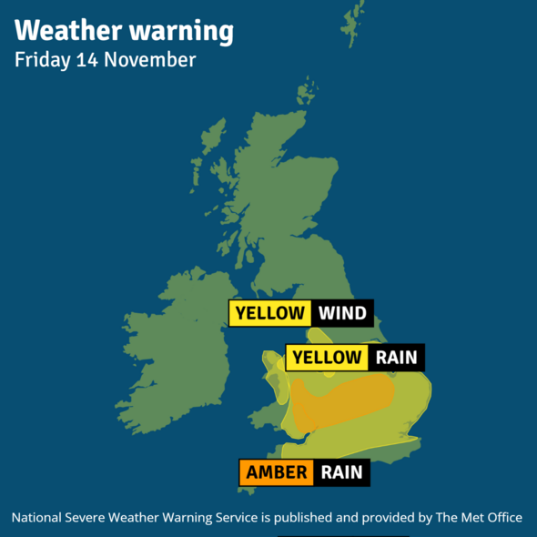 Met Office issues rare amber weather warnings as Storm Claudia feared ...