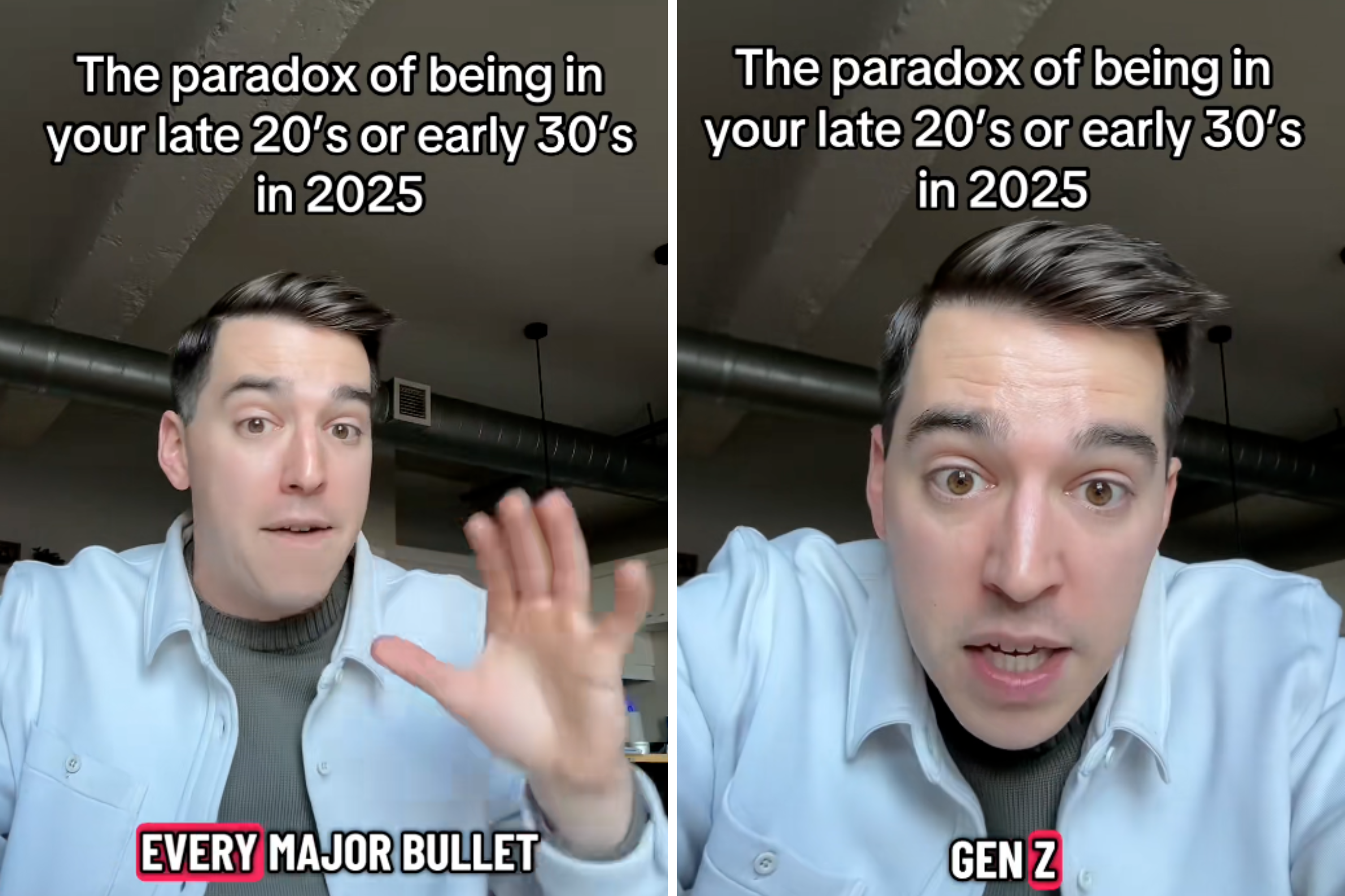 Zillennial’s theory on how his generation has dodged "every bullet"
