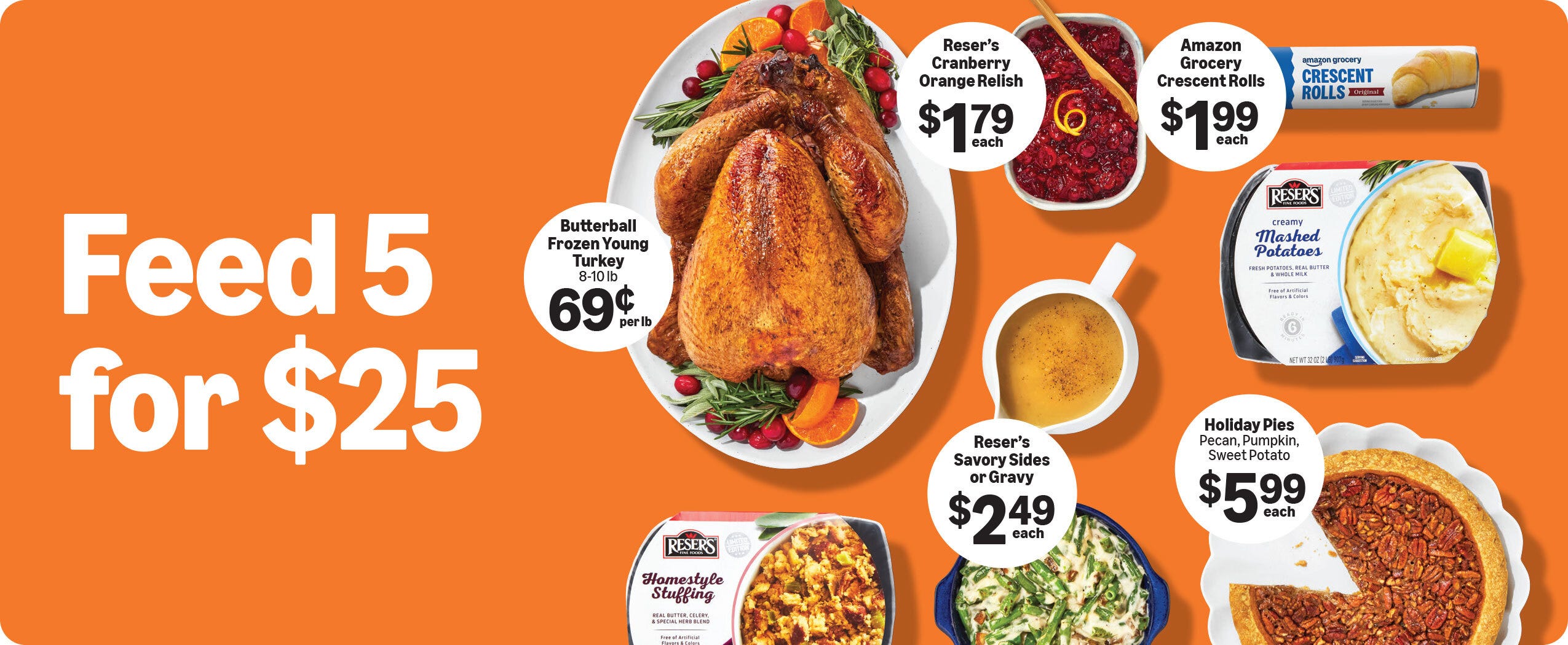 Amazon has a $25 Thanksgiving meal deal for 2025. What's in it