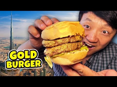 Gold on a Bun Eating Dubai’s $1,000 Burger at the Burj Khalifa