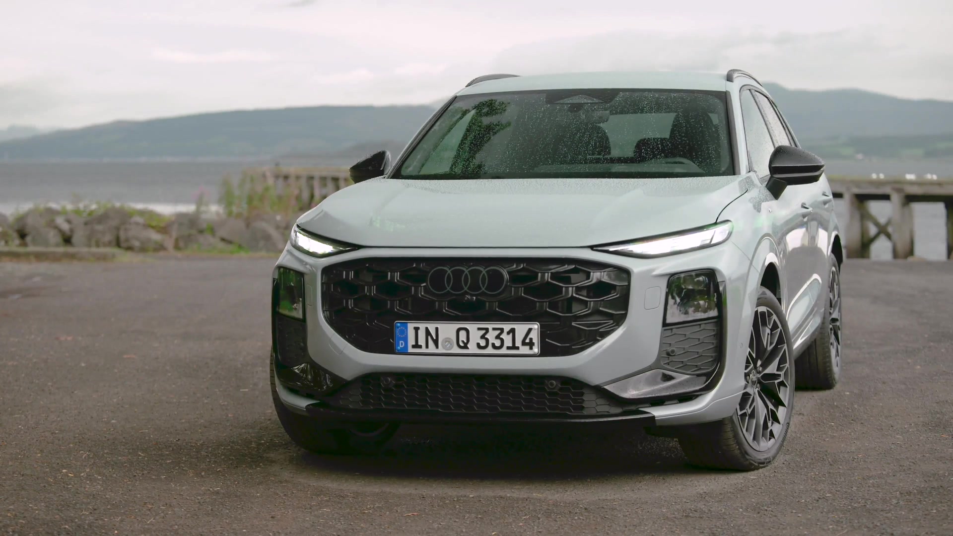 Audi Q3 SUV Exterior Design in Arrow Grey