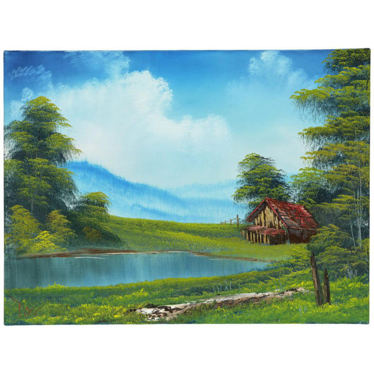 Bob Ross paintings sell for $661k to save TV stations hit by Trump ...