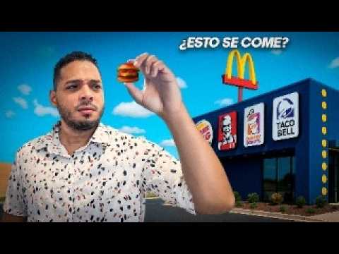 Probando el menú más económico de cada cadena de comida rápida