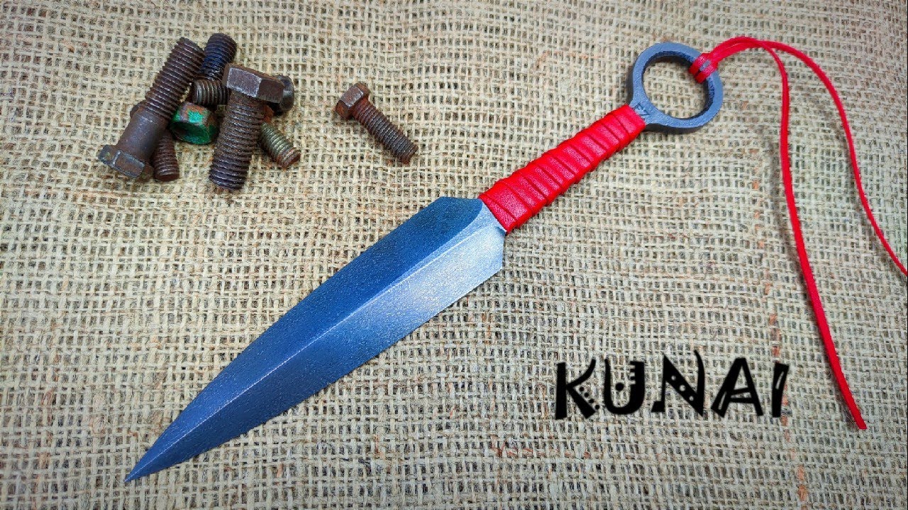 Wootz steel from rusty bolts | Forging a flying kunai