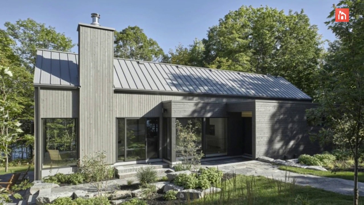 Four-Season Lake House With A Modest Yet Modern Design