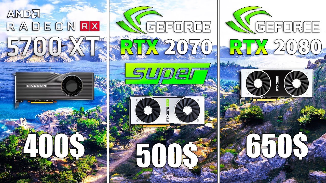 RX 5700 XT vs RTX 2070 SUPER vs RTX 2080 test in 9 games