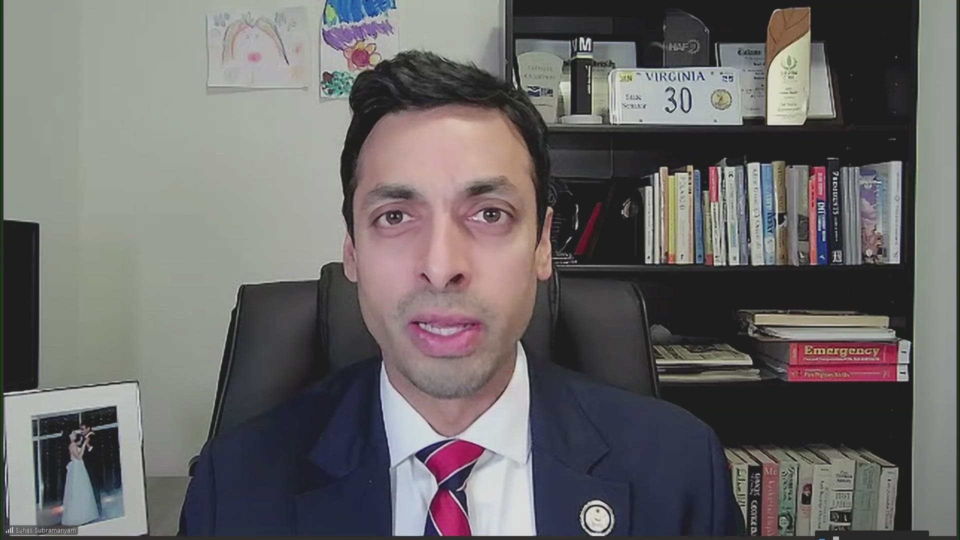 Virginia Rep. Suhas Subramanyam voted no on bill to reopen government ...