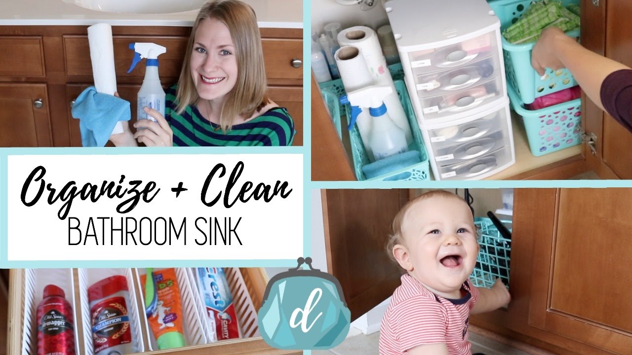 Bathroom organization | Under the sink Dollar Tree ideas!