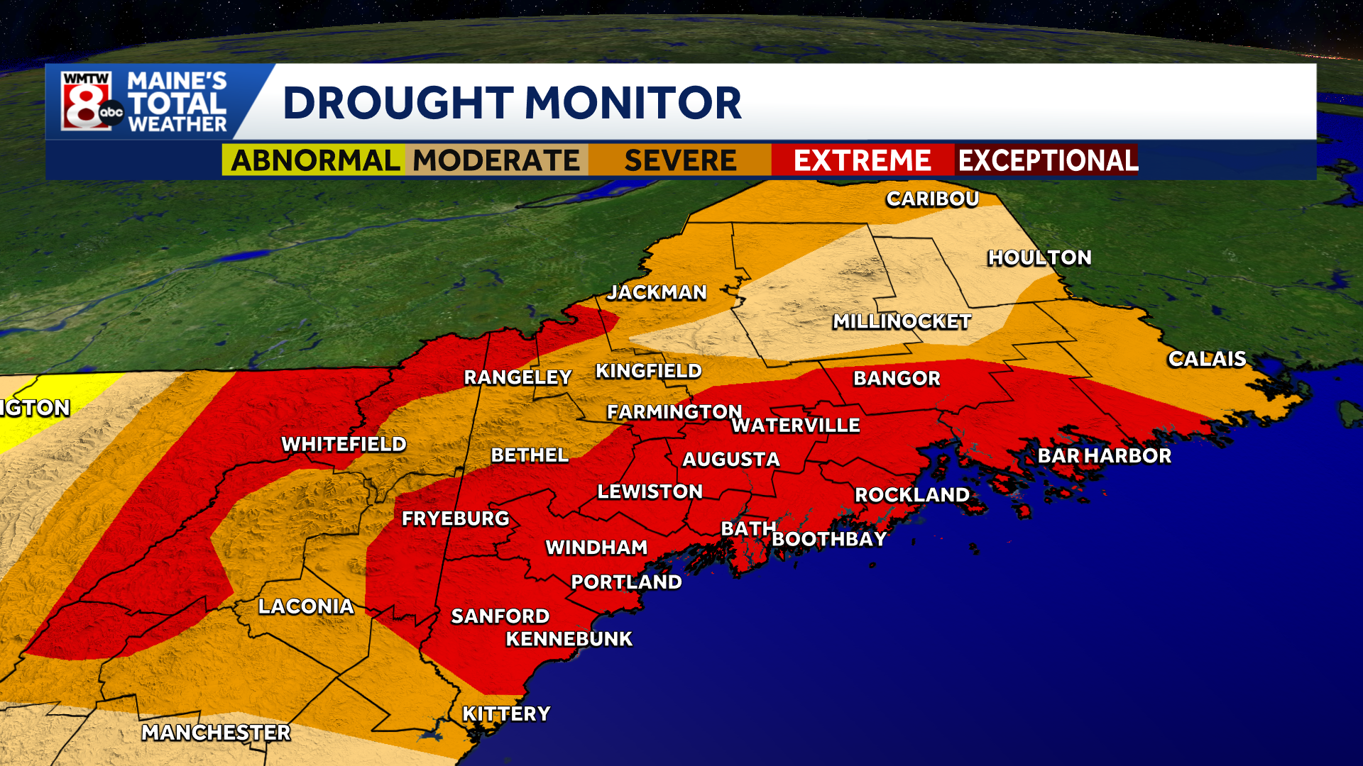 11% drop in extreme drought across Maine