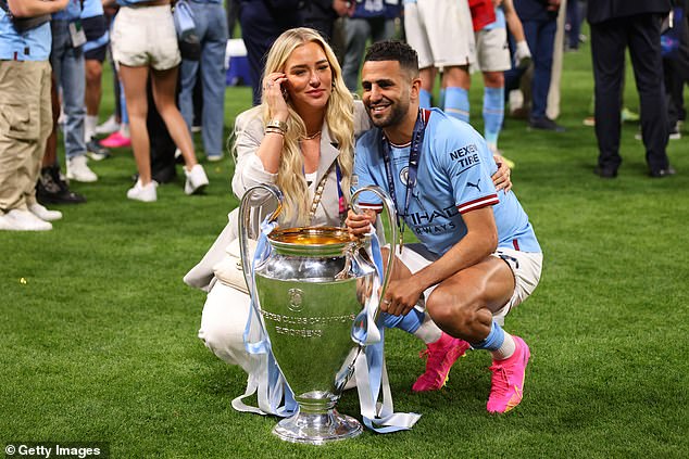 Riyad Mahrez's wife Taylor Ward gives birth to their first son before ...