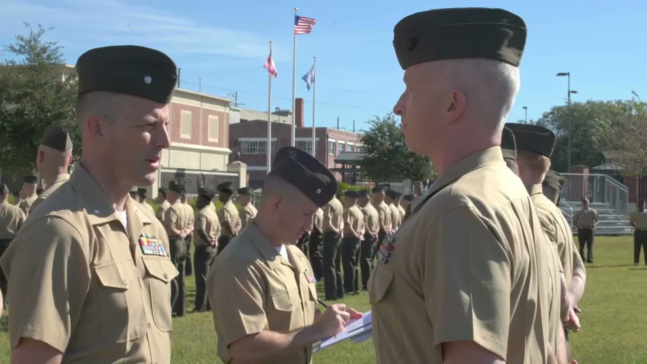 How Marines Conduct Battalion Uniform Inspection