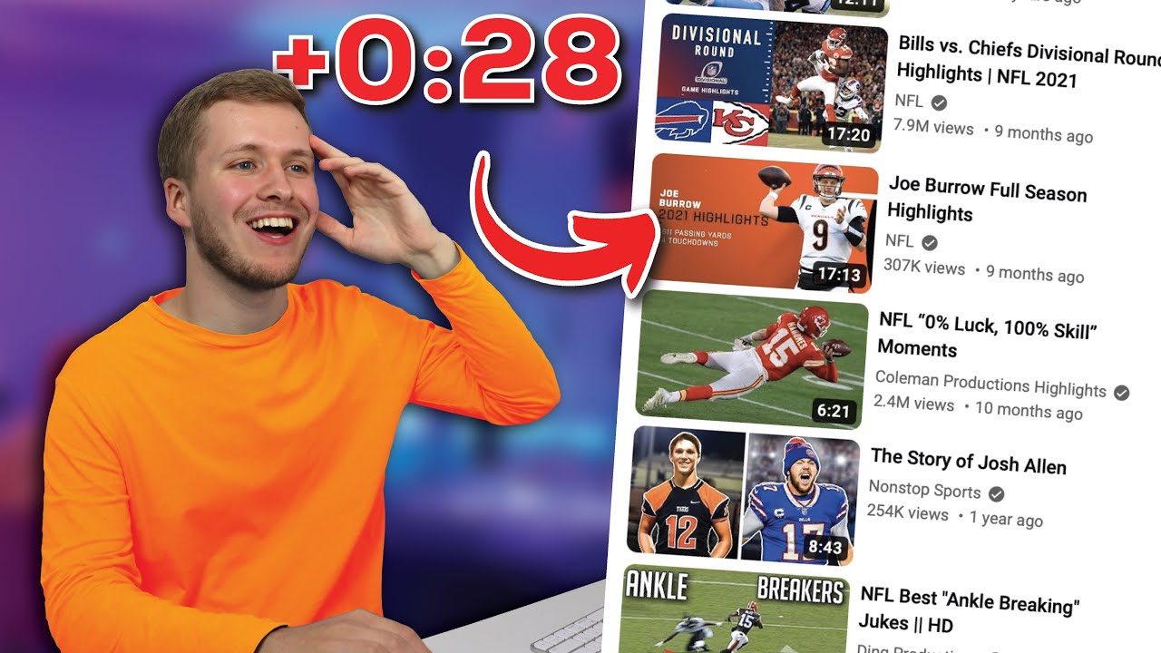 Speedrunning YouTube: NFL edition (Jalen Hurts, Joe Burrow, Pat McAfee)