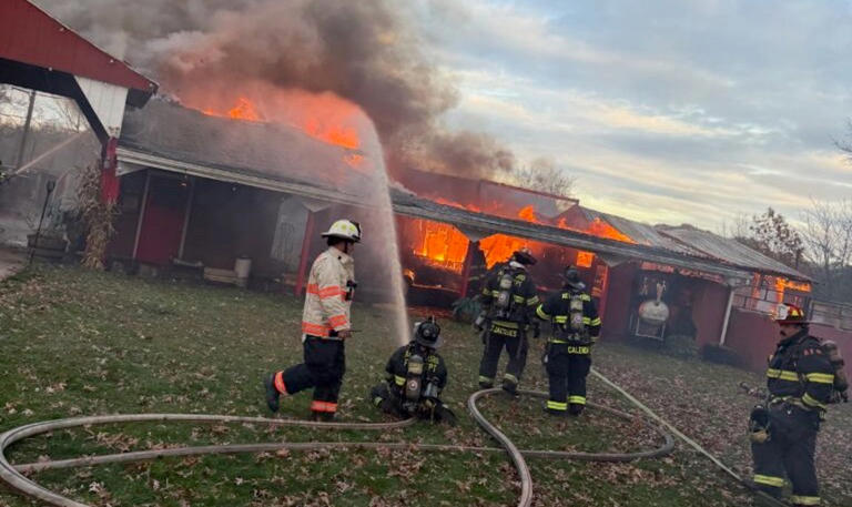 Horse dies, multiple others rescued by firefighters in Attleboro barn fire