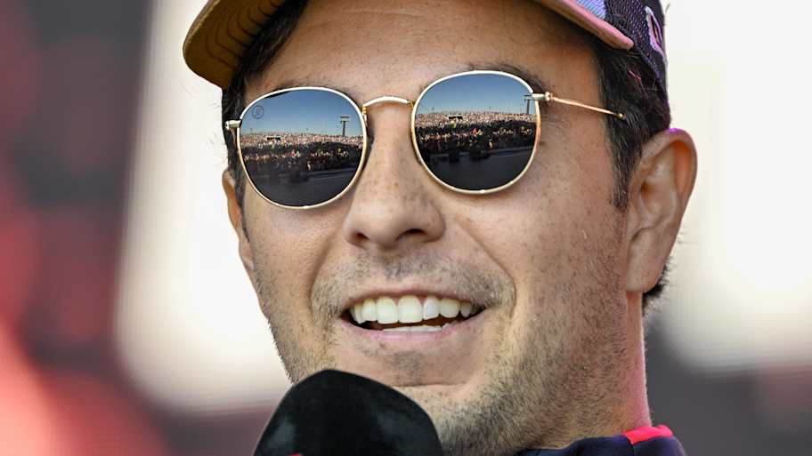 Sergio Perez Hits The Track In Blacked-Out Ferrari For First Cadillac ...