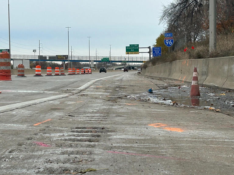 Sinkholes will keep Southfield Freeway ramps to eastbound I-96 closed ...