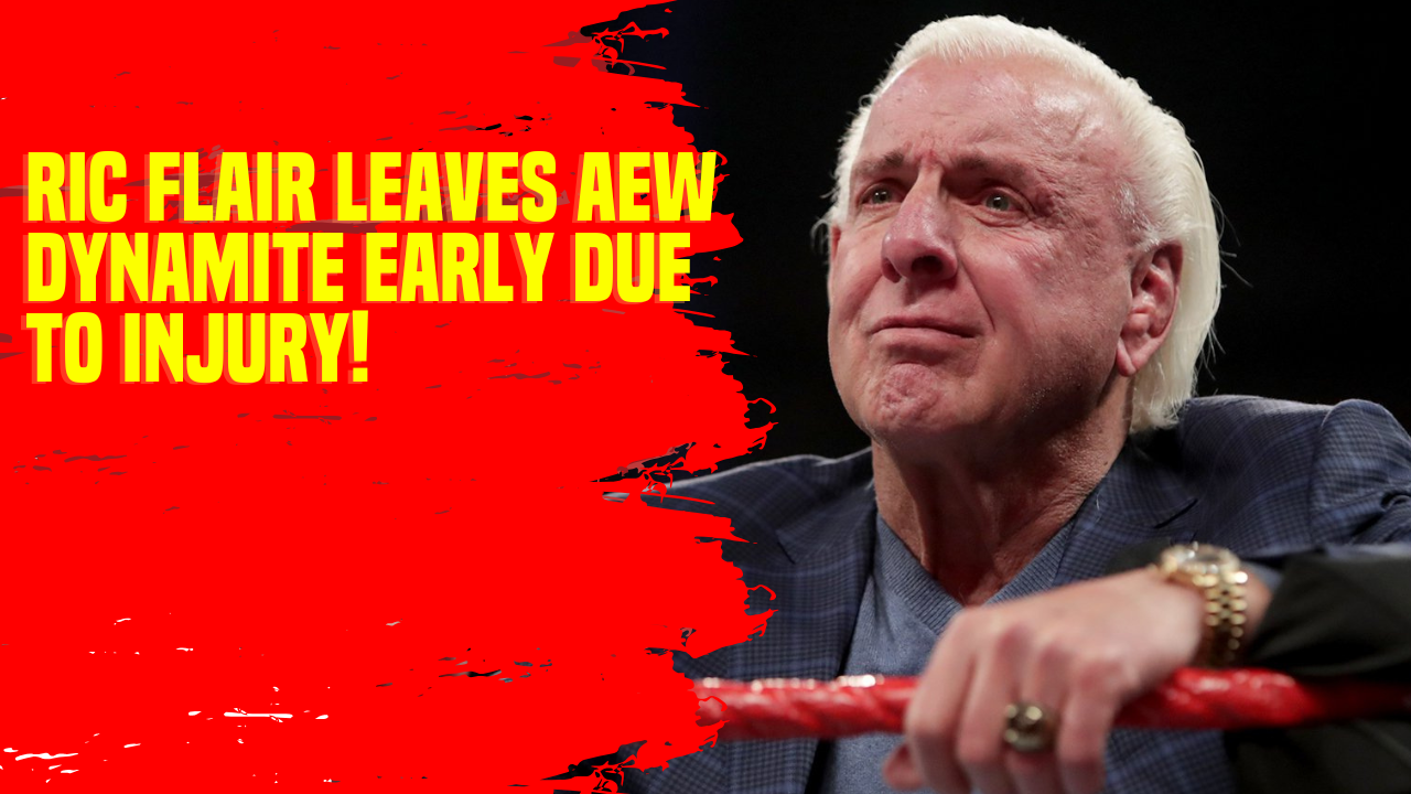 Ric Flair leaves AEW Dynamite early due to injury! #RicFlair #AEW # ...