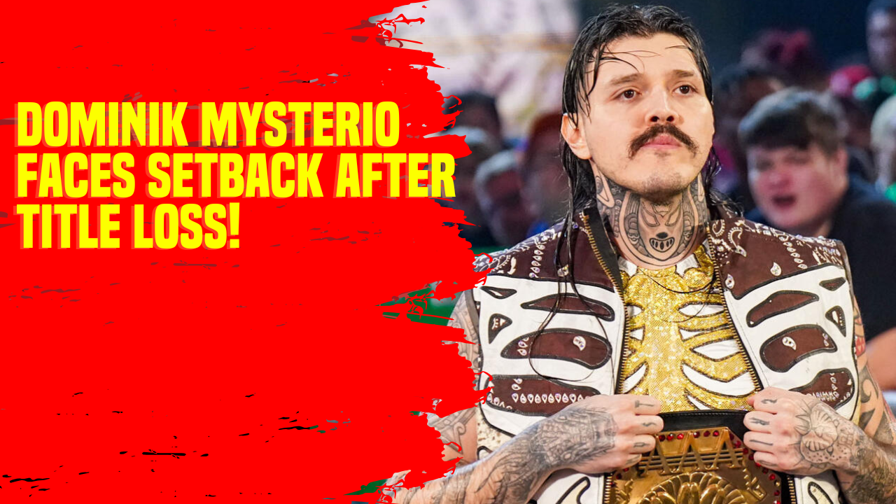 Dominik Mysterio faces setback after title loss! #DominikMysterio #WWE ...